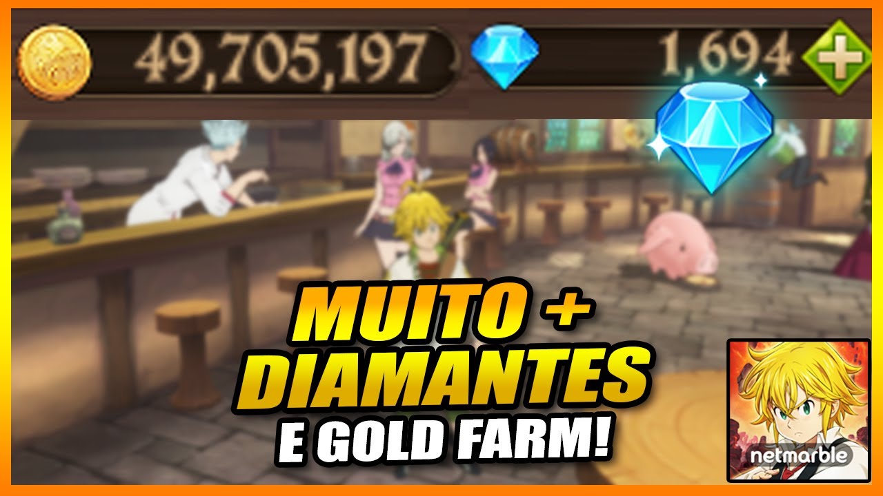 COMO FARMAR MUITOS DIAMANTES E GOLD MELHORES SEU FARM! | 7Ds Seven ...