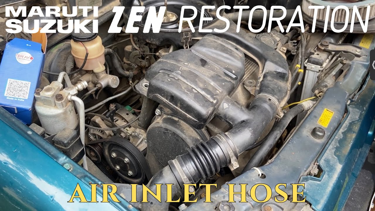 99 Maruti Zen Restoration - Air Intake Hose - YouTube