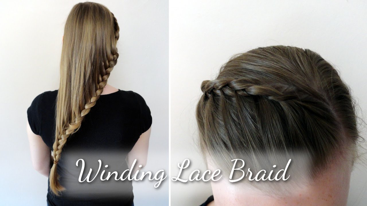 Haartraum Winding Lace Braid - YouTube