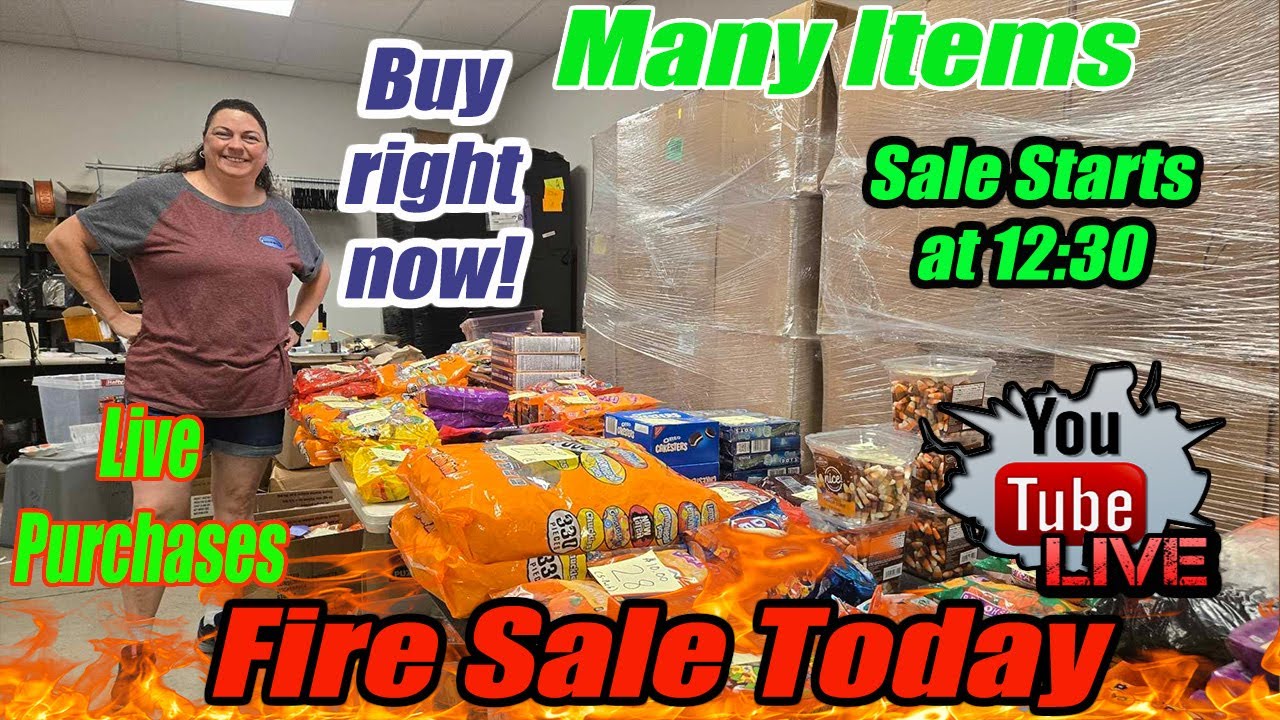 Live Fire Sale! candy, new clothing, mystery items, home decor and more ...