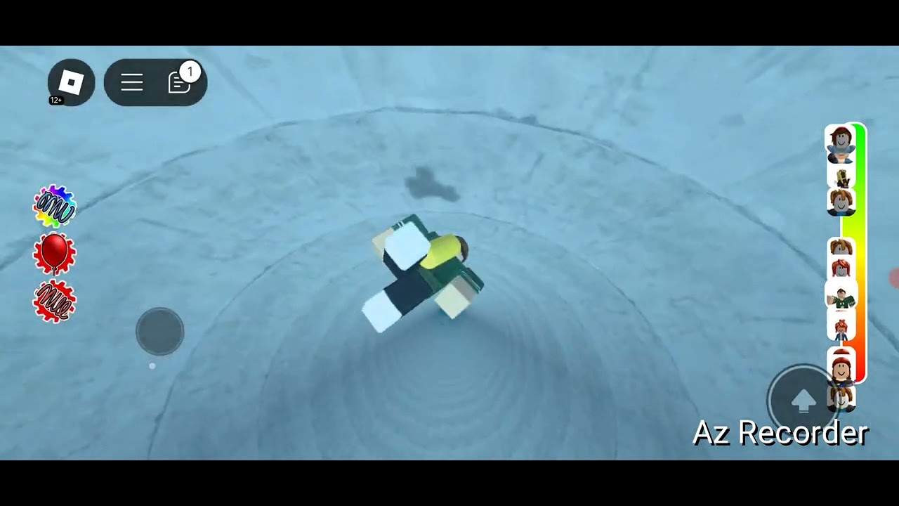 Reaching to the end of the deep pool in Roblox- Bơi đến đáy của hồ sâu ...