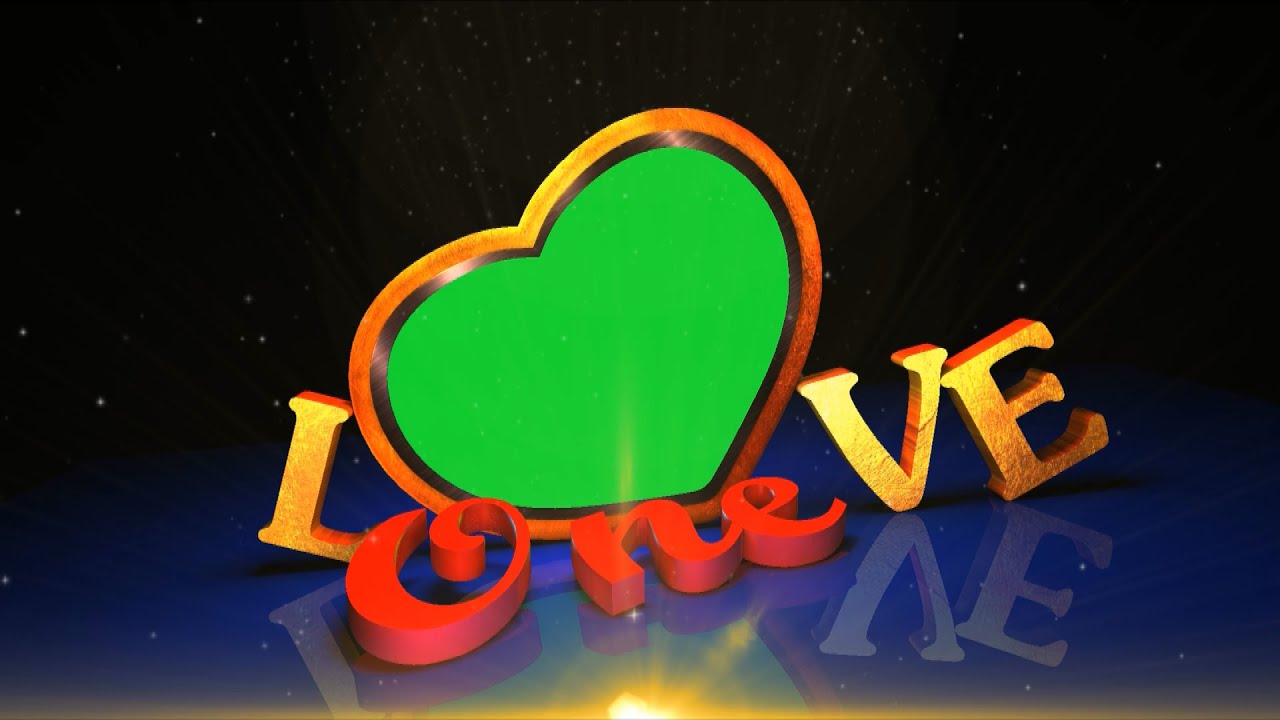 HD wedding Love symbol Greenscreen Video free download - YouTube