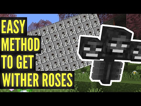 Easy Wither Roses in Minecraft without a Wither Farm or Going to the ...