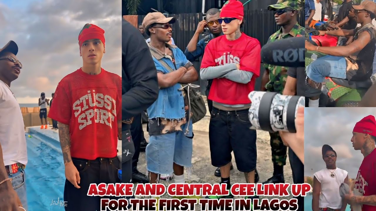 Asake and Central Cee Link Up in Lagos for WAVE Video Shoot, Vibes to ...