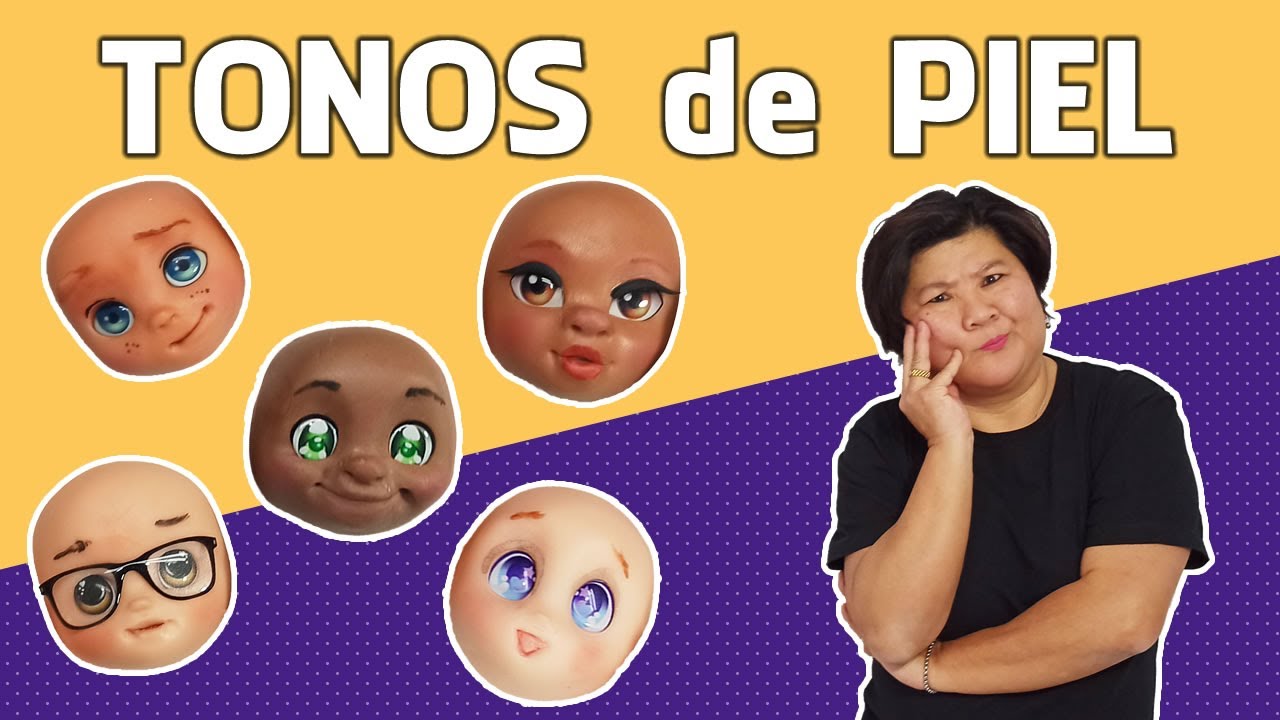 Te enseño a lograr distintos tonos de piel en porcelana fría - YouTube