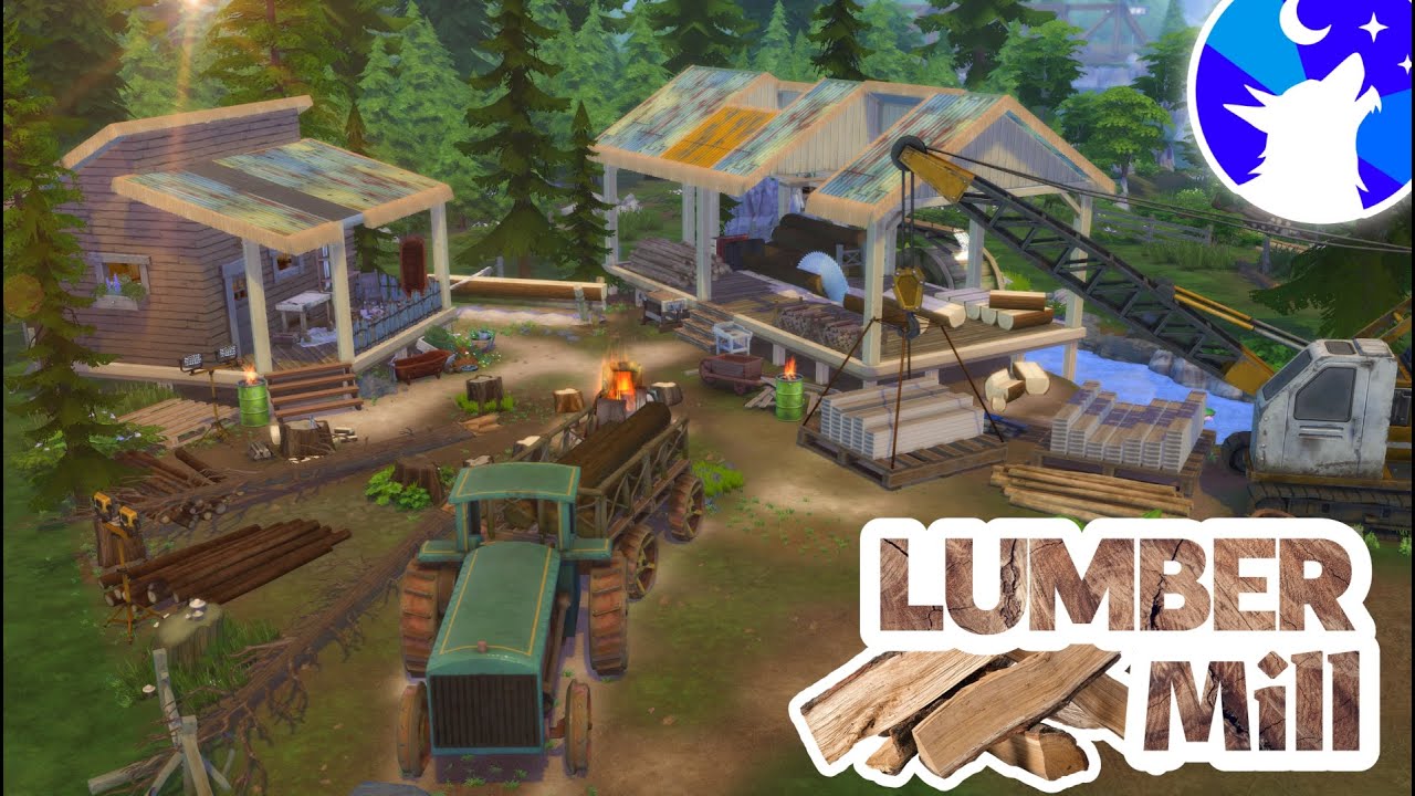 Werewolves Lumber Mill (NEW JOB!) Sims 4 NOCC Sims 4 Werewolves Speed ...