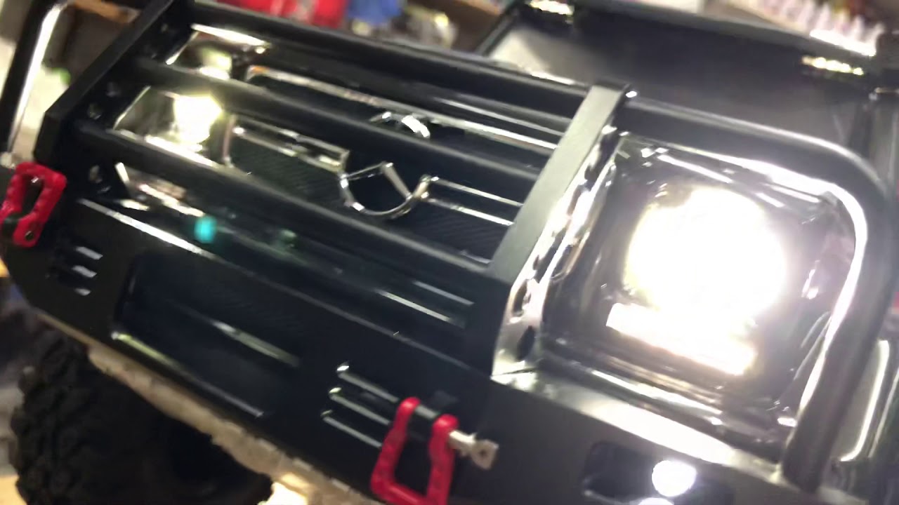 Trx6 upgrade real led fullest + metal bumper - YouTube
