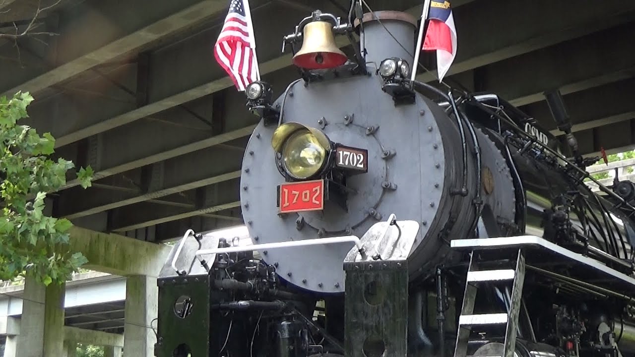Great Smoky Mountains Railroad 1702 (July 22, 2016) - YouTube