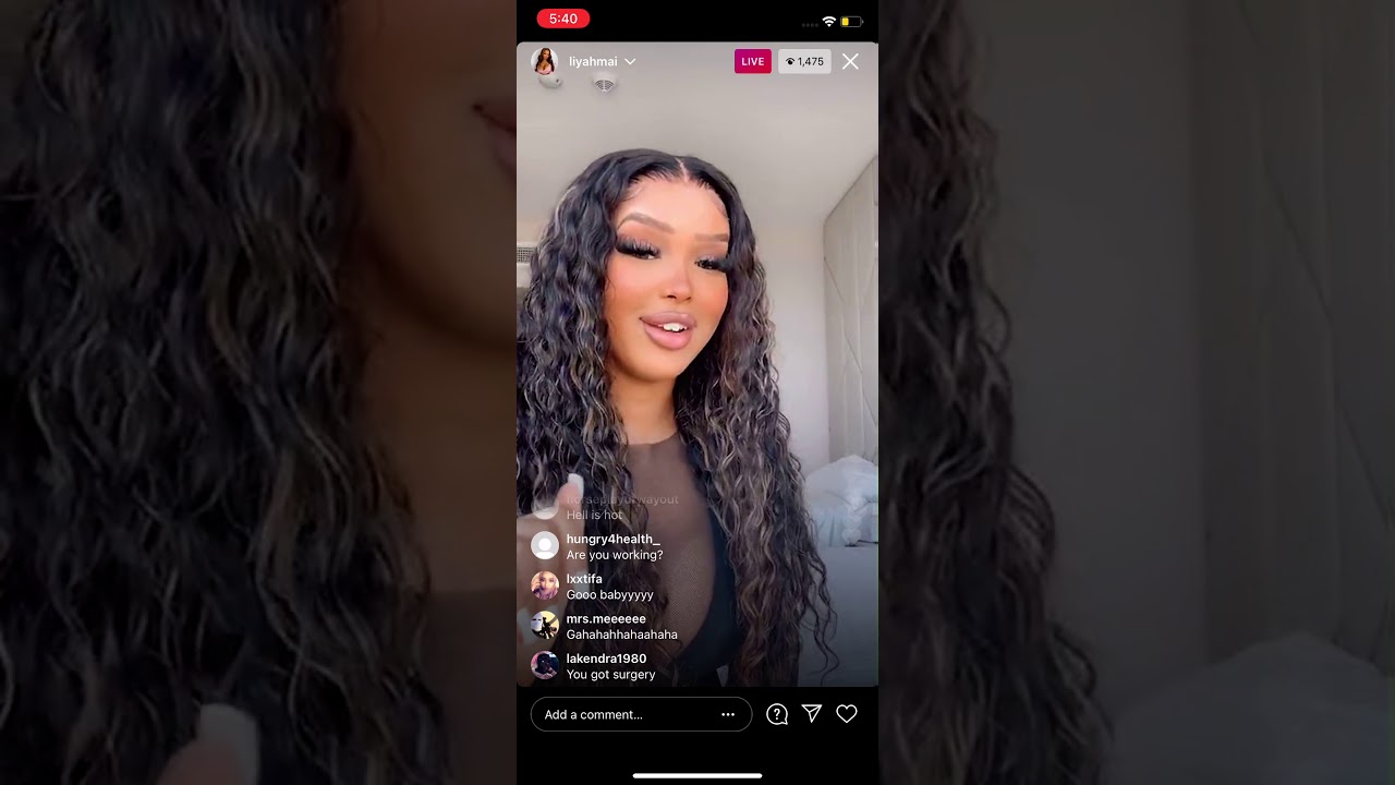 Liyah Mai Instagram Live - YouTube