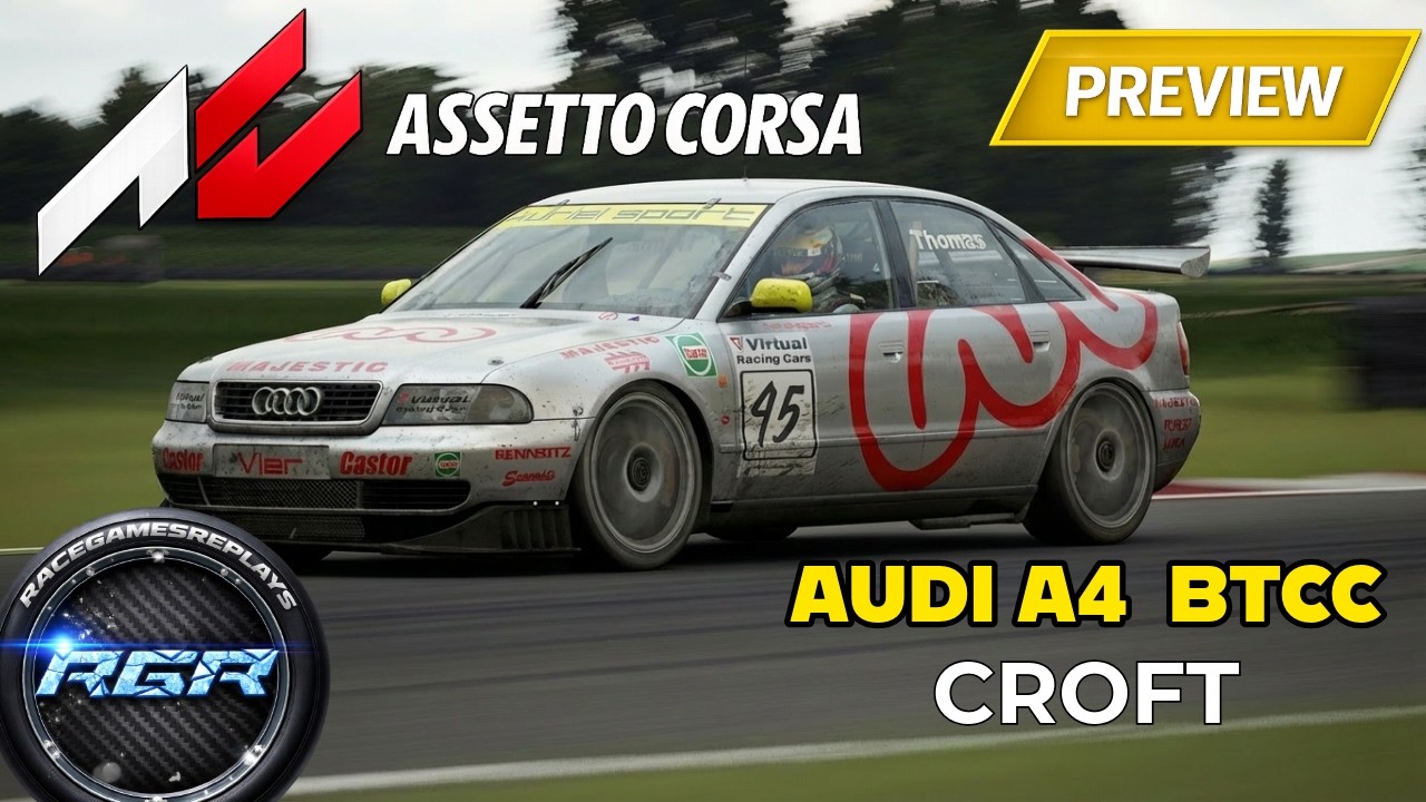 Assetto Corsa # Audi A4 BTCC @Croft - YouTube