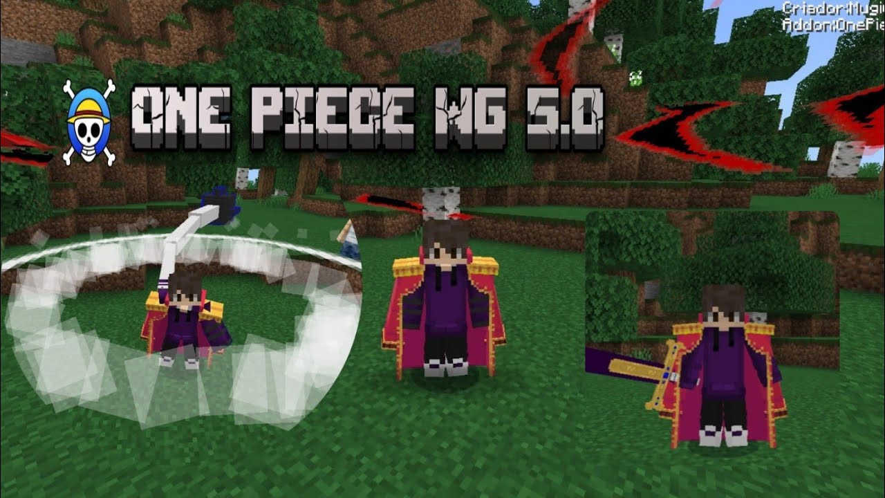 MELHOR ADDON DE ONE PIECE/BLOXFRUITS PARA MINECRAFT PE! - YouTube