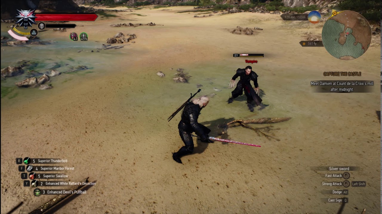 fight vs vampire - YouTube