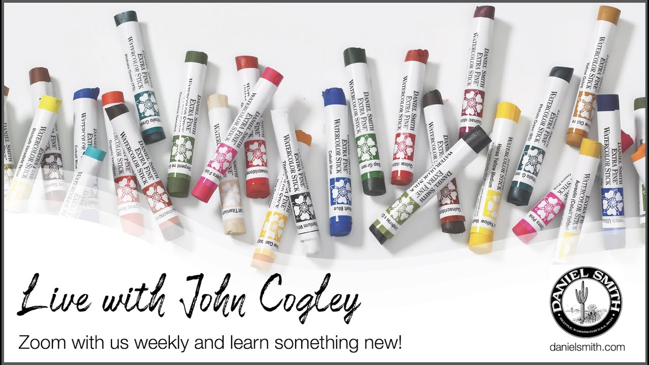 Live with John Cogley Spotlight: Watercolor Sticks - YouTube