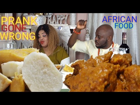 PAY BACK PRANK ON HUBBY GONE WRONG | OWO SAUCE & YAM | PLANTAIN ...