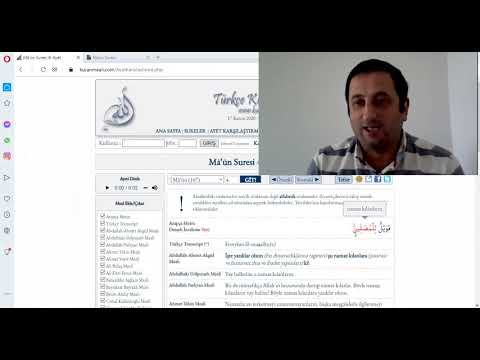Yazıklar olsun o musallilere ayeti: Maun Suresi