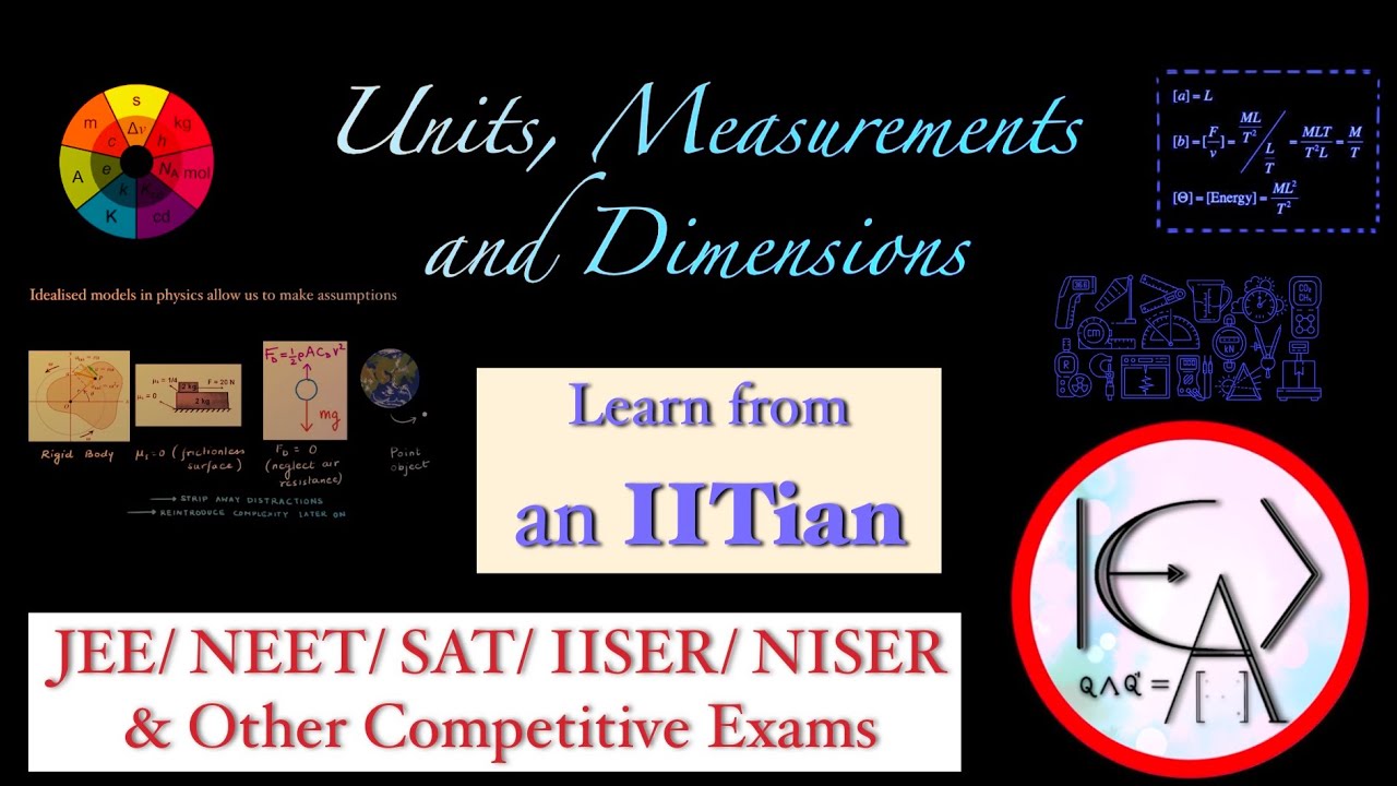 Why Units, Measurements and Dimensions Matter in Physics | JEE Physics | Units & Measurements (1 ...