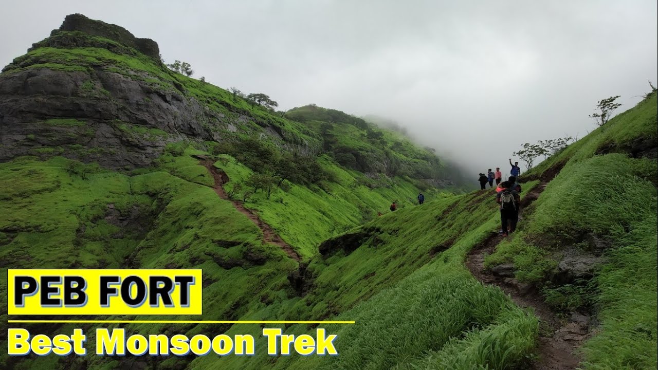 PEB Fort Trek During Monsoon || Best Monsoon Trek || Vikatgad || One ...
