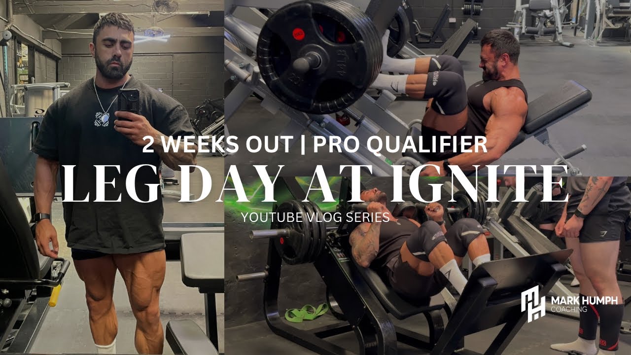 BIG BAD LEGS @ IGNITE GYM | Two Weeks Out | Pro Qualifier - YouTube