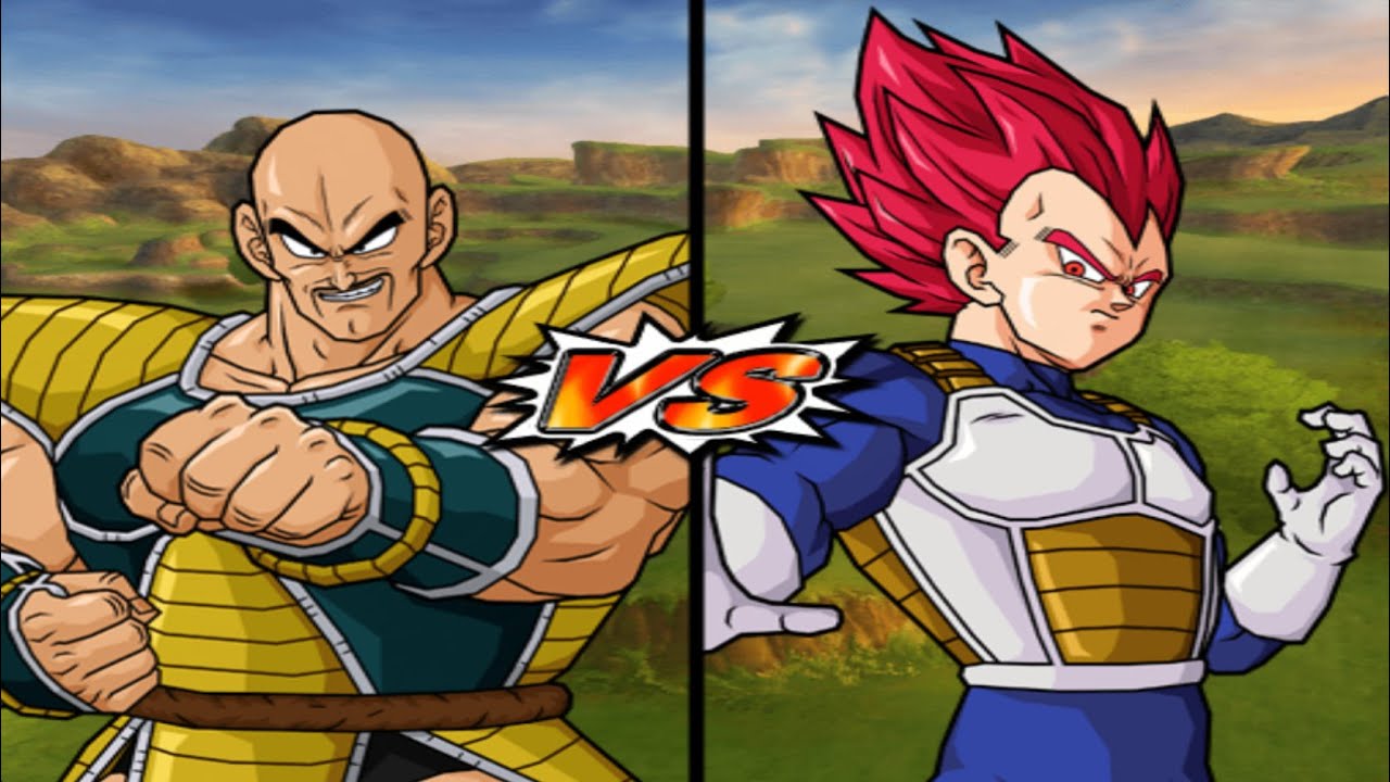 DBZ Sparking! METEOR MOD ナッパ VS ベジータSSG 【Budokai Tenkaichi 4 】 - YouTube