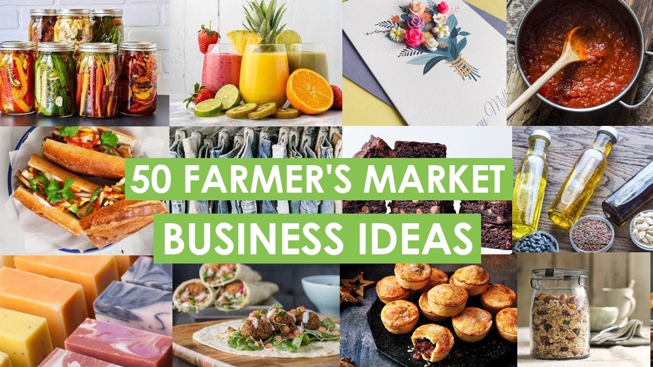 50 Farmers Market Stall Business Ideas | Profitable Small Business ...