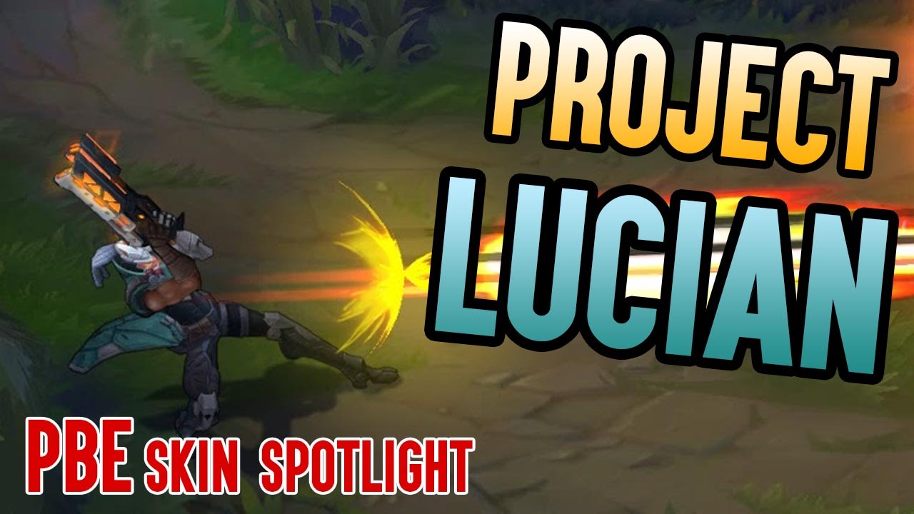 PROJECT LUCIAN - NEW SKIN | LUSOR SKIN SPOTLIGHT (PBE) - YouTube