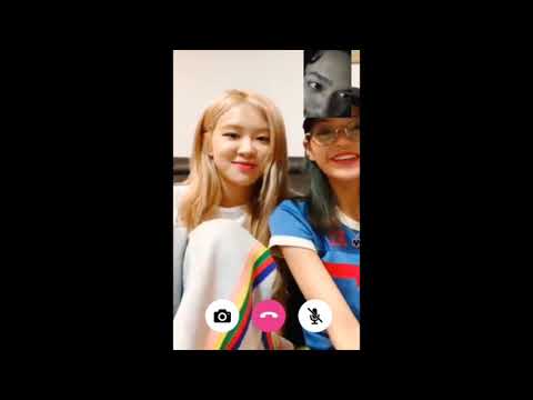 Video Call Sama Rose Dan Lisa Blackpink #01