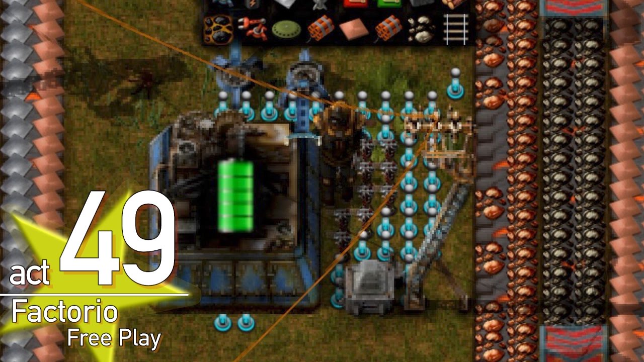 act 49「Factorio FreePlay」【SLG】落し物は何ですか？ - YouTube