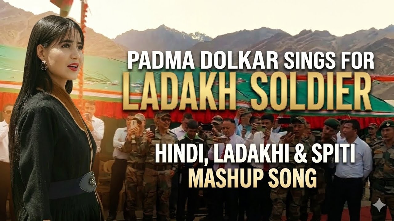 Padma Dolkar Jams with Ladakh Soldiers | Hindi, Ladakhi & Spiti Song ...