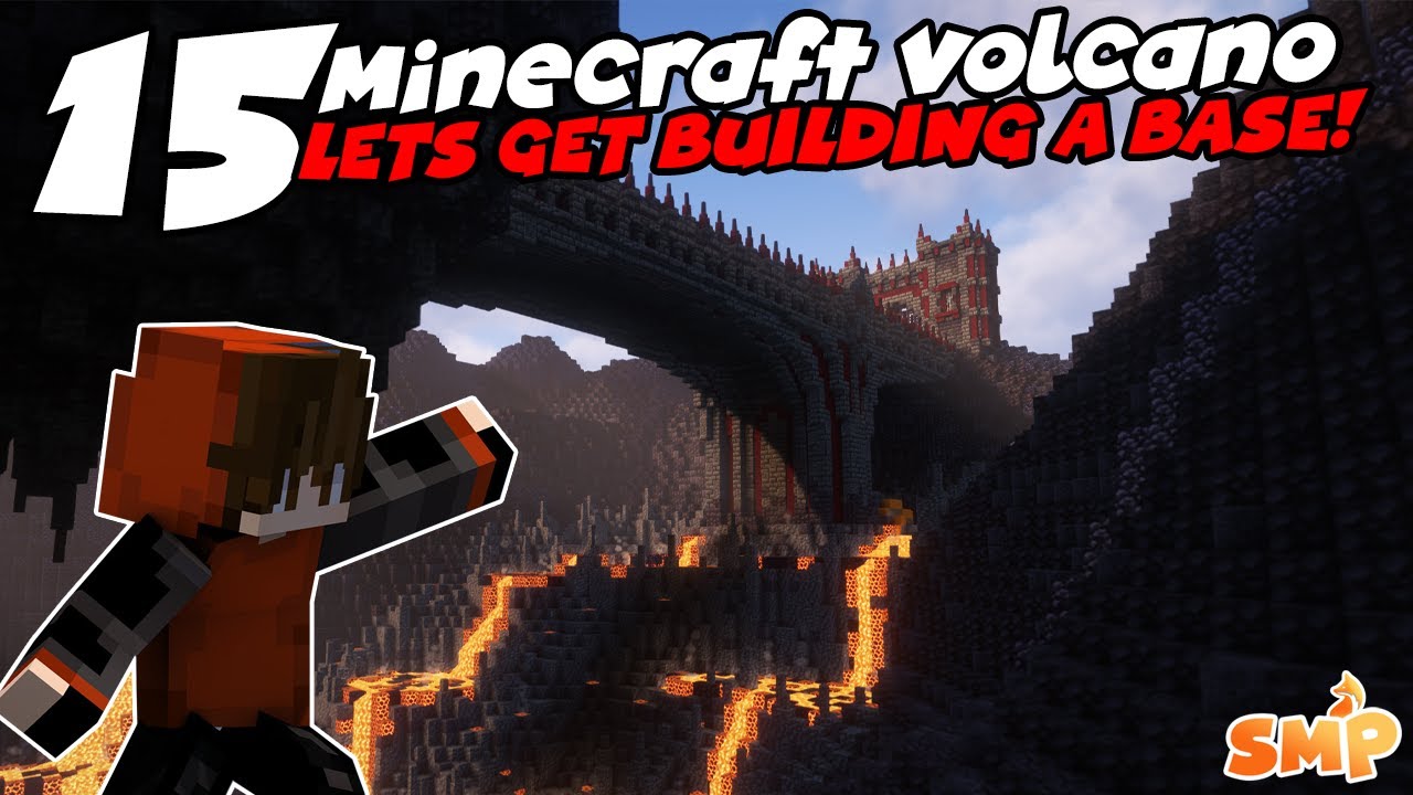 Part 15 - Building an Epic Volcano Base has Begun! - YouTube