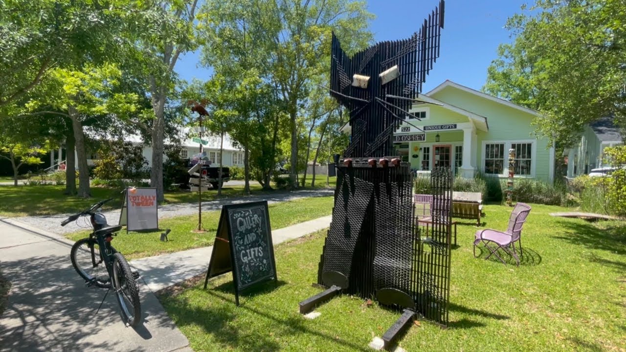 Biking the Tammany Trace and Sightseeing in Mandeville, Louisiana - YouTube