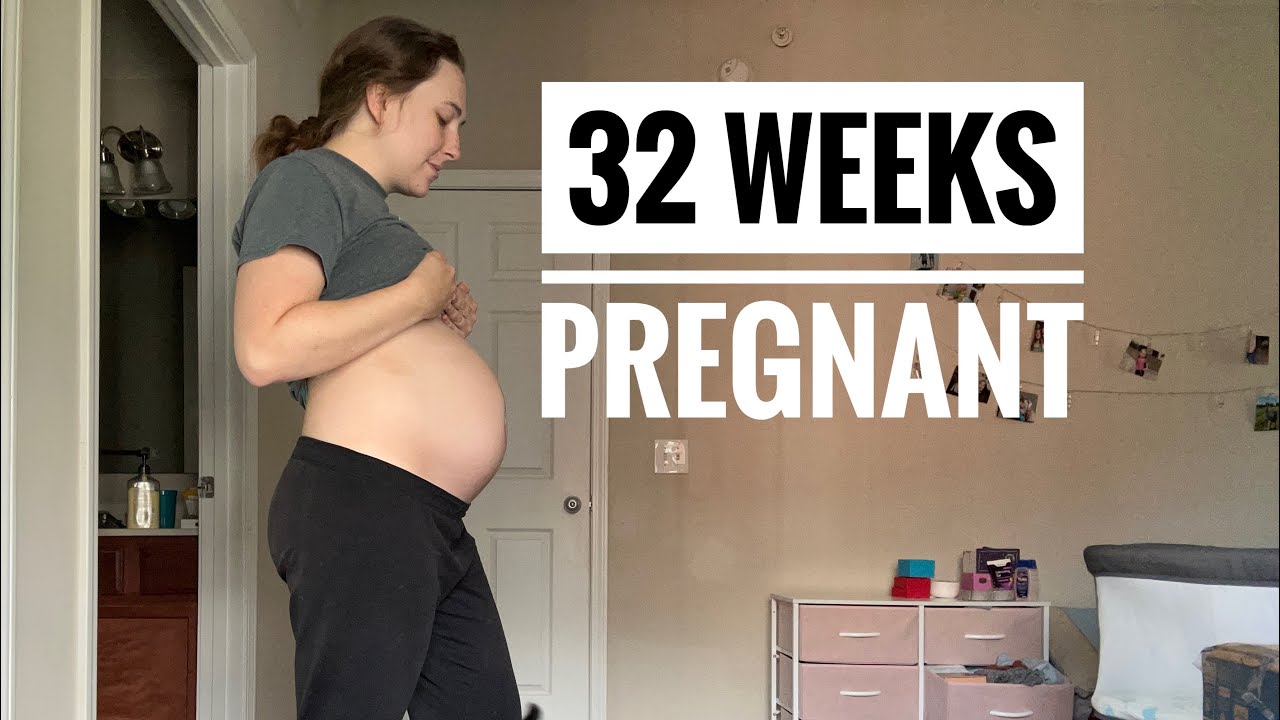 32 weeks pregnant update + belly shot | Baby #3 - YouTube