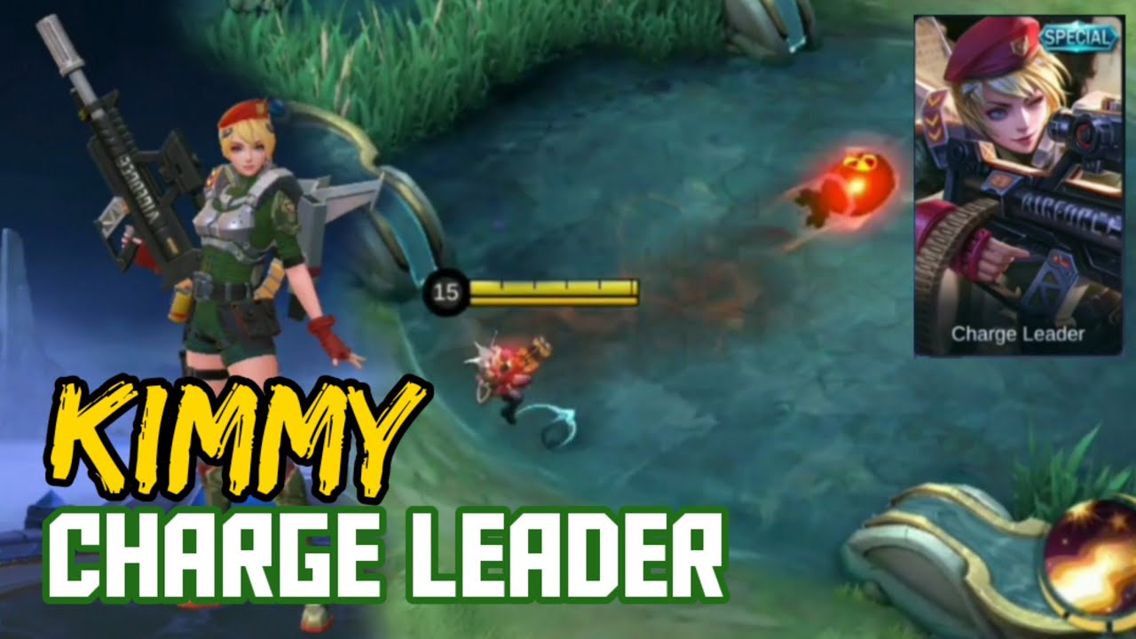 KIMMY CHARGE LEADER UPCOMING SKIN AND PAINTED SKIN | MOBILE LEGENDS ...