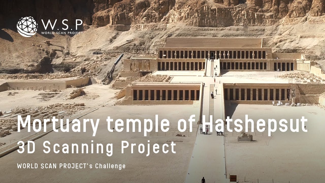 Mortuary temple of Hatshepsut 3D Scanning Project ～ WORLD SCAN PROJECT ...