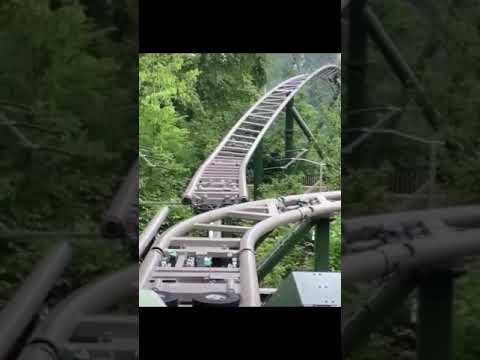 Roller-Coaster track switch - YouTube