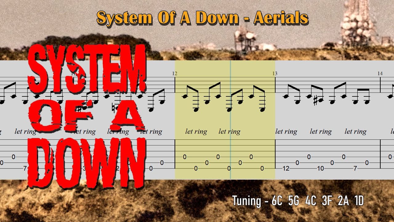Como Tocar Aerials System Of A Down Tablatura - YouTube