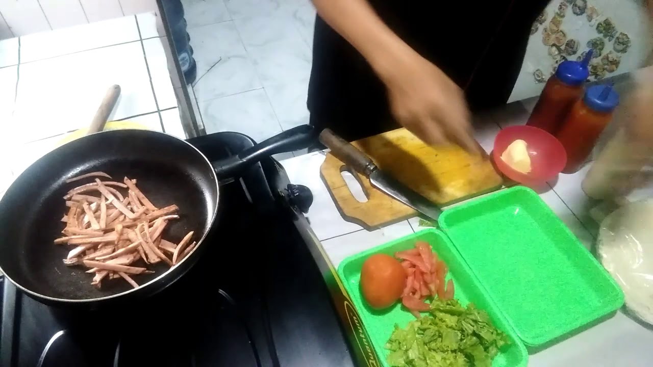 Ide Jualan jajan mini kebab dengan modal 1500 per porsi - YouTube