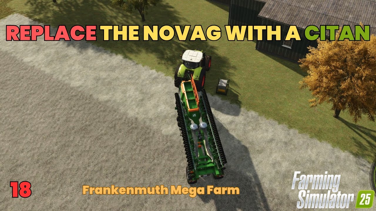 FS25 Frankenmuth Mega Farm Ep 18: PLANTING BARLEY AND I'M DONE WITH THE ...