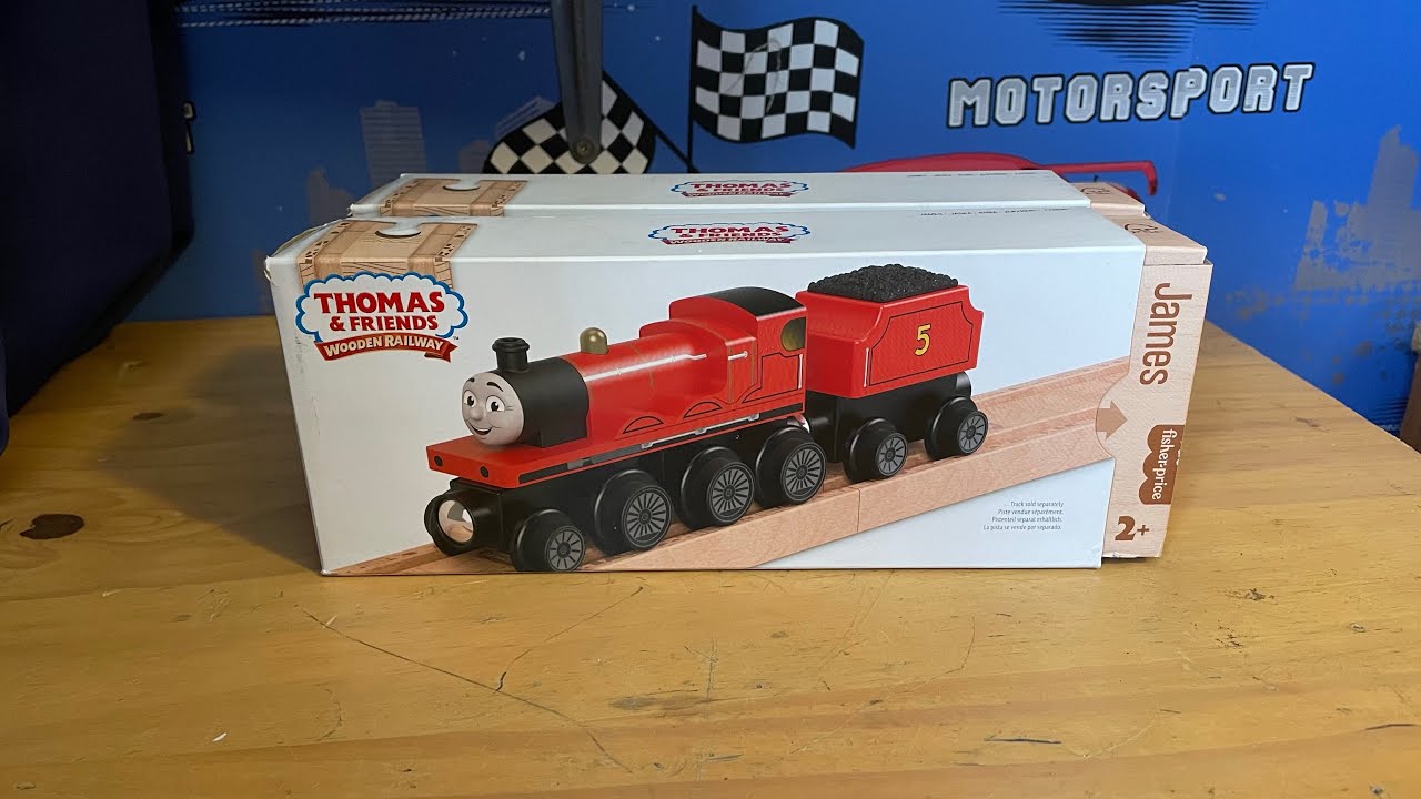 Thomas wooden railway 2022 custom James discussion - YouTube