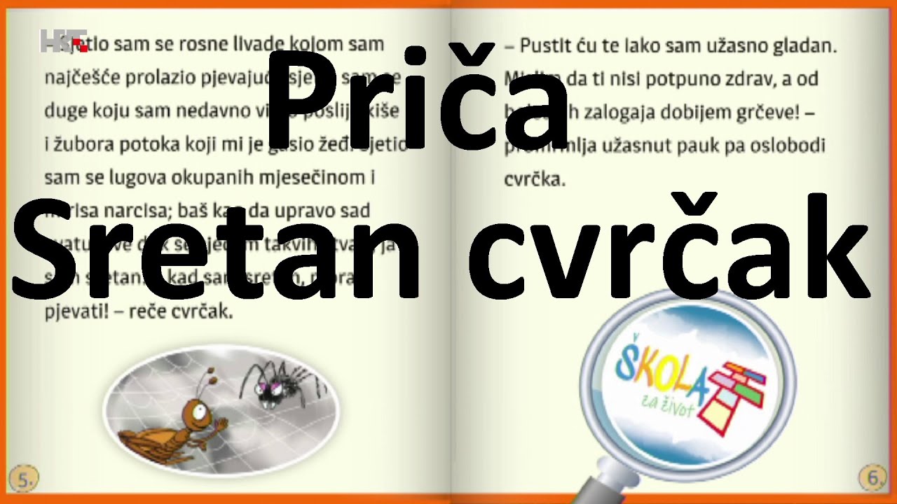4. razred - Priča Sretan cvrčak - YouTube