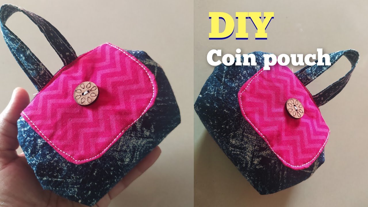 Gift ideas!! Easy Coin Purse For 10 Minutes | DIY Coin Pouch Making ...