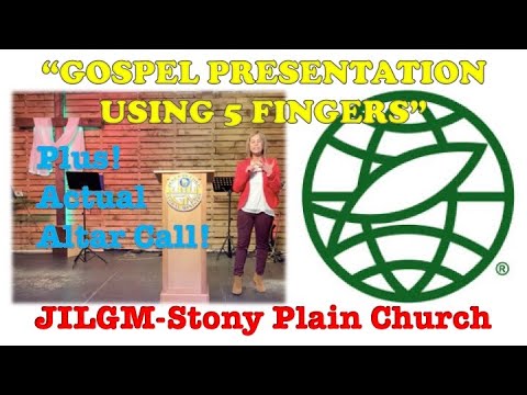 Gospel Presentation Using Five Fingers | Actual Altar Call | Acceptance ...