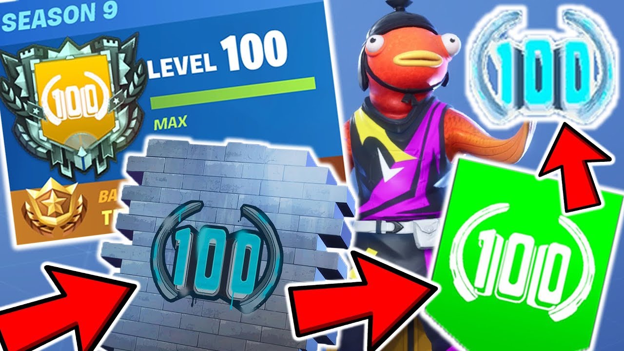 What Happens When You Reach Level 100 In Fortnite Season 9! - YouTube