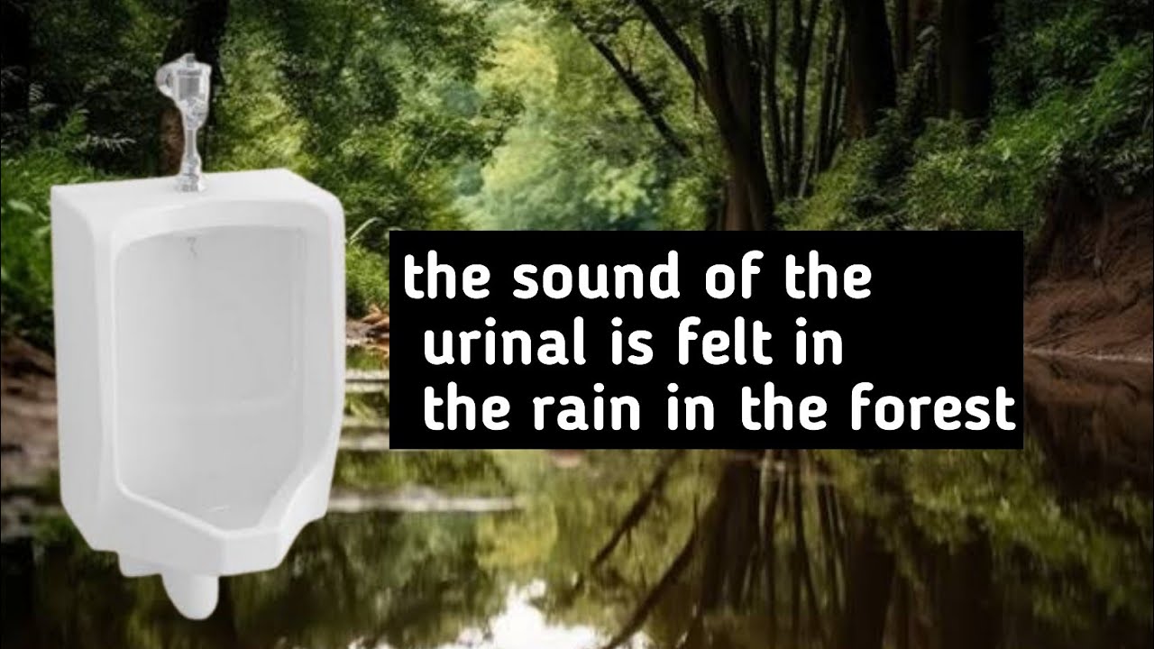 the sound of water from the urinal || feel the sensation - YouTube