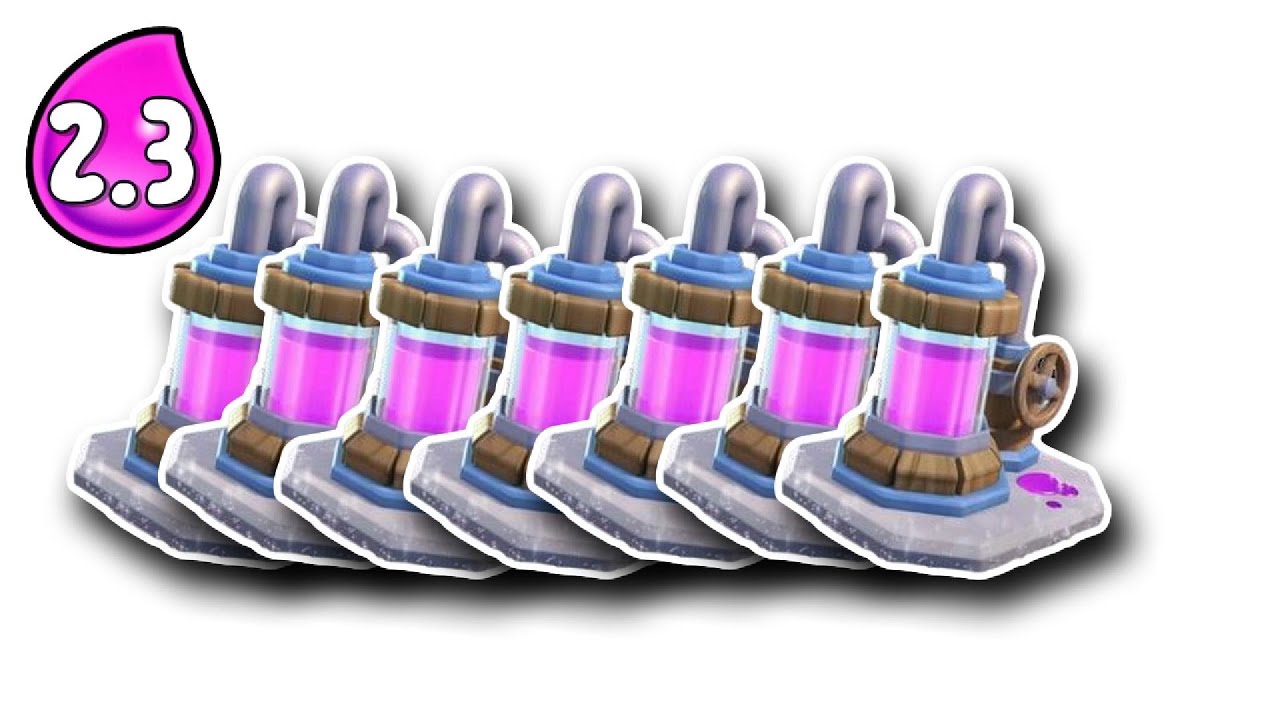 using elixir collector cycle to win in clash - YouTube