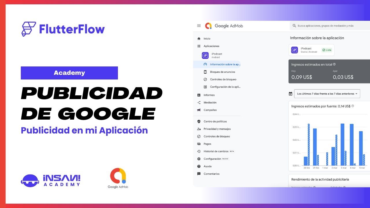 Publicidad en tu Aplicación (AdMob) | Flutterflow Academy - YouTube