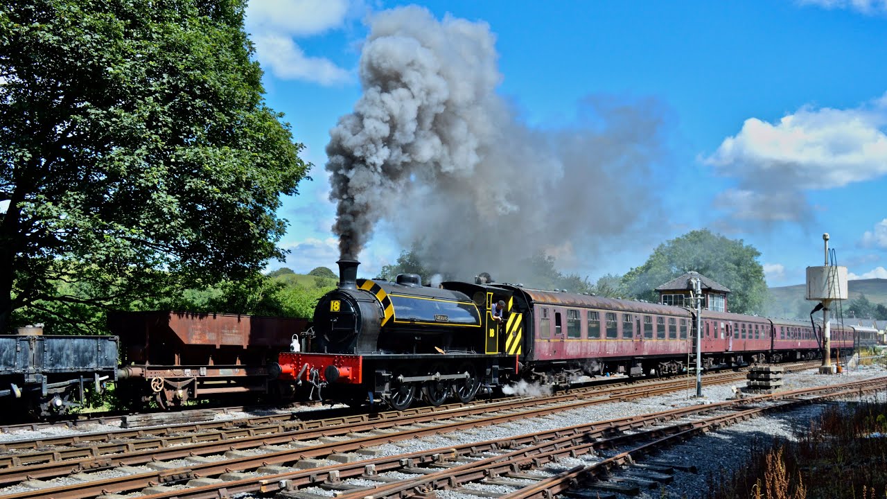 Hunslet 0-6-0ST Jessie - Embsay & Bolton Abbey Railway - Monday 29th ...