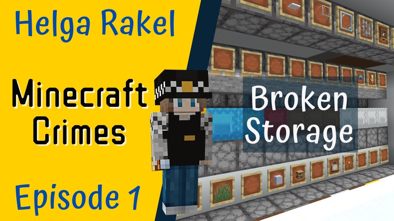 MINECRAFT CRIMES: Episode 1 - Broken Storage System (S01E01) - YouTube