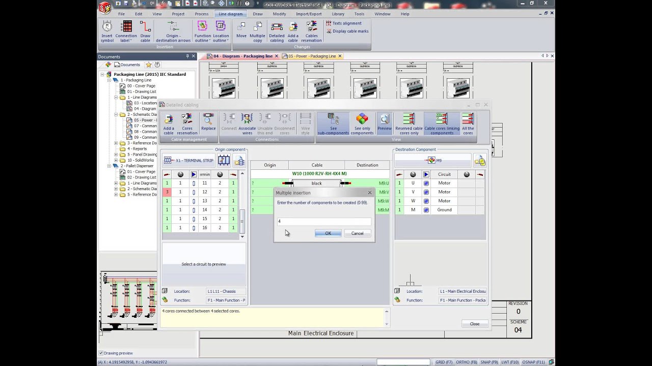 Adding 2D Cables in SolidWorks Electrical - YouTube