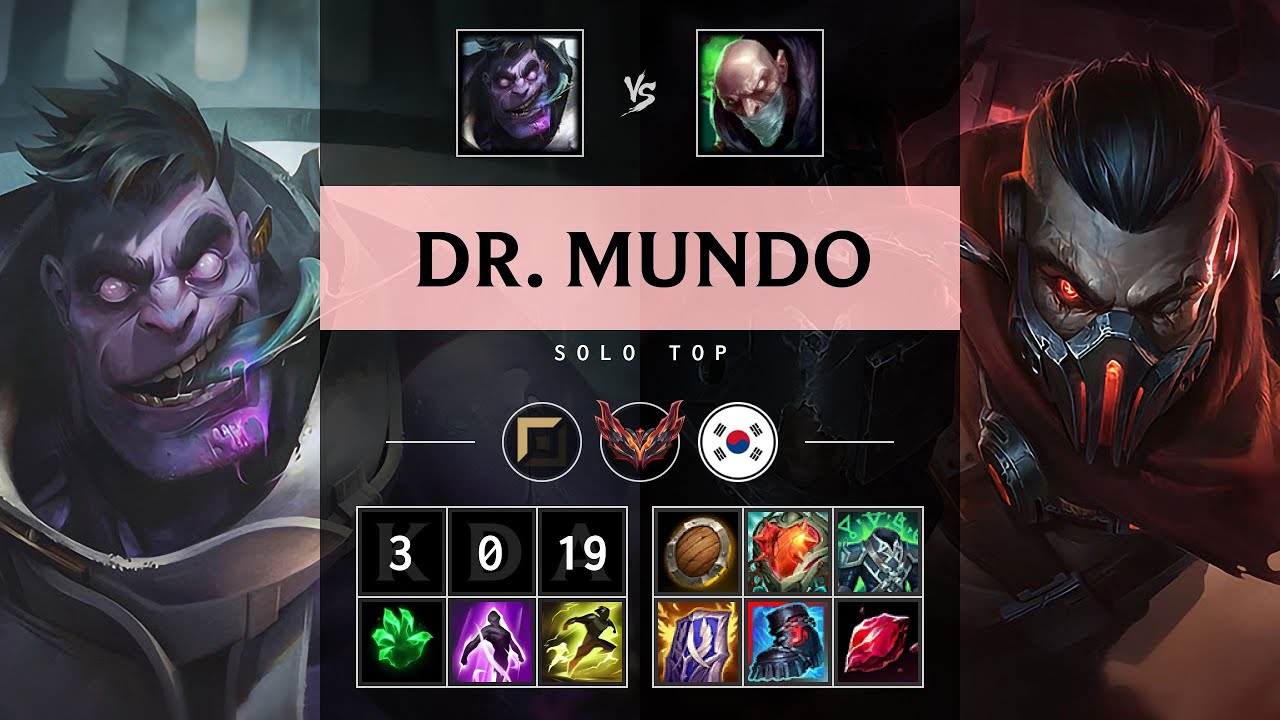 Dr. Mundo Top vs Singed - KR Grandmaster Patch 25.21 - YouTube