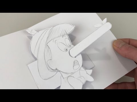 The “Pinocchio mechanism” pop-up card